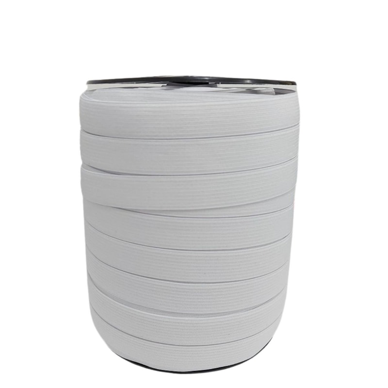 Elástico de Embutir 15 Moleton 14mm Branco (Cru) c/100m Zanotti - Oeste ...