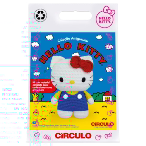 Kit Amigurumi Coleção Hello Kitty Círculo