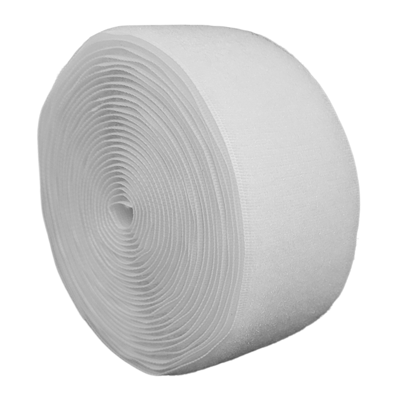 Velcro Fêmea Importado Branco 50mm Com 5 Metros BZ - Oeste Aviamentos