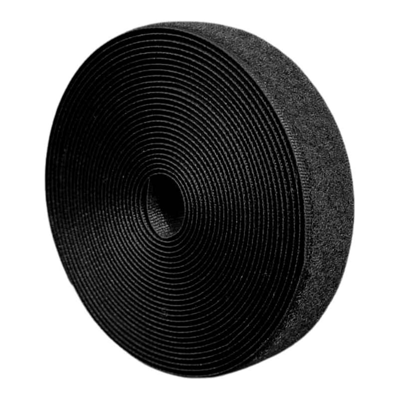 Velcro Fêmea Importado Preto 25mm Com 5 Metros BZ - Oeste Aviamentos