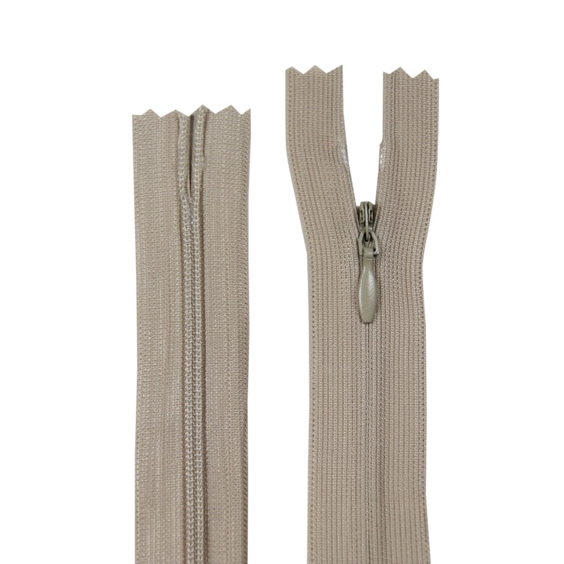 Zíper Invisível - FIXO - IMPORTADO - 50CM - PACOTE COM 10 UNIDADES - VMH